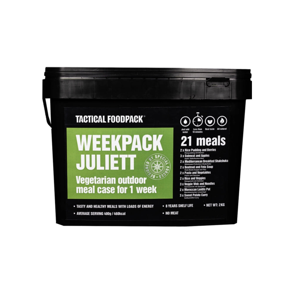 Ration Militaire pack semaine Juliett 21 repas Tactical Foodpack ...