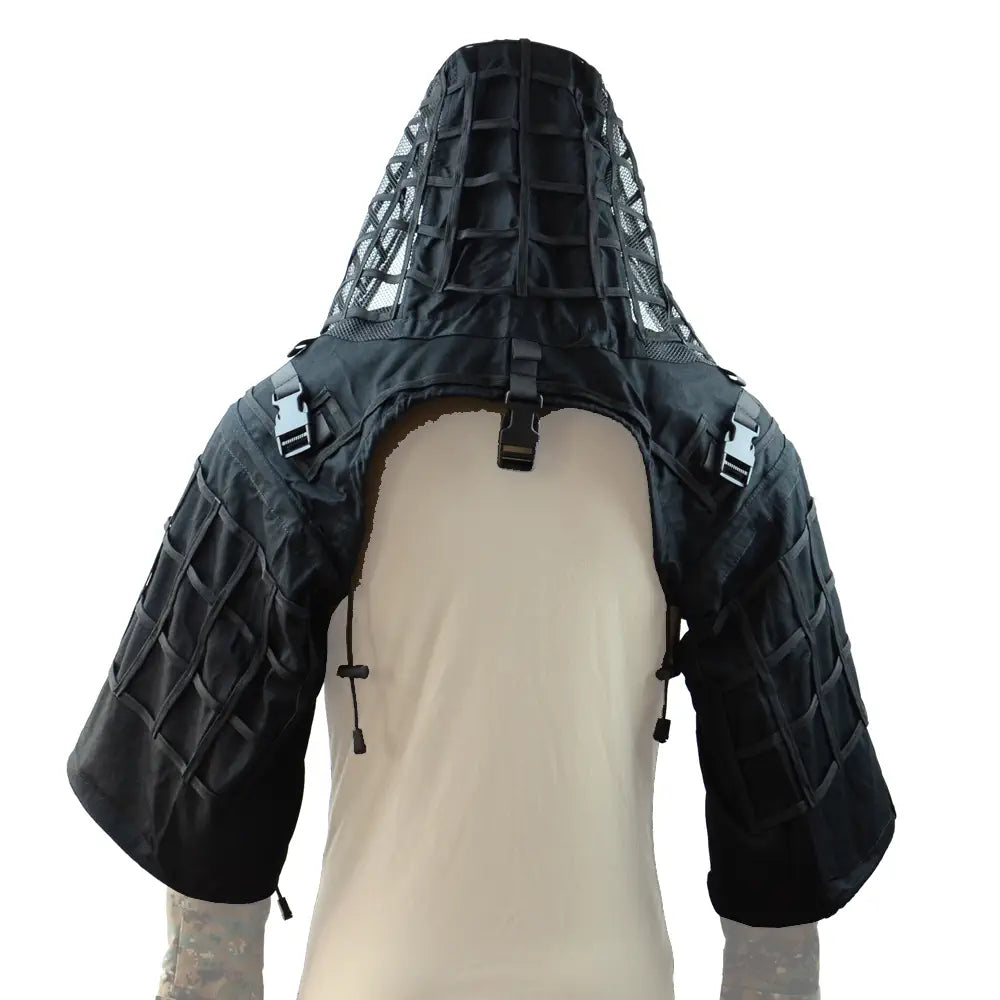 Ghillie Suit Base Camouflage Noir Airsoft - SOLDAT.FR